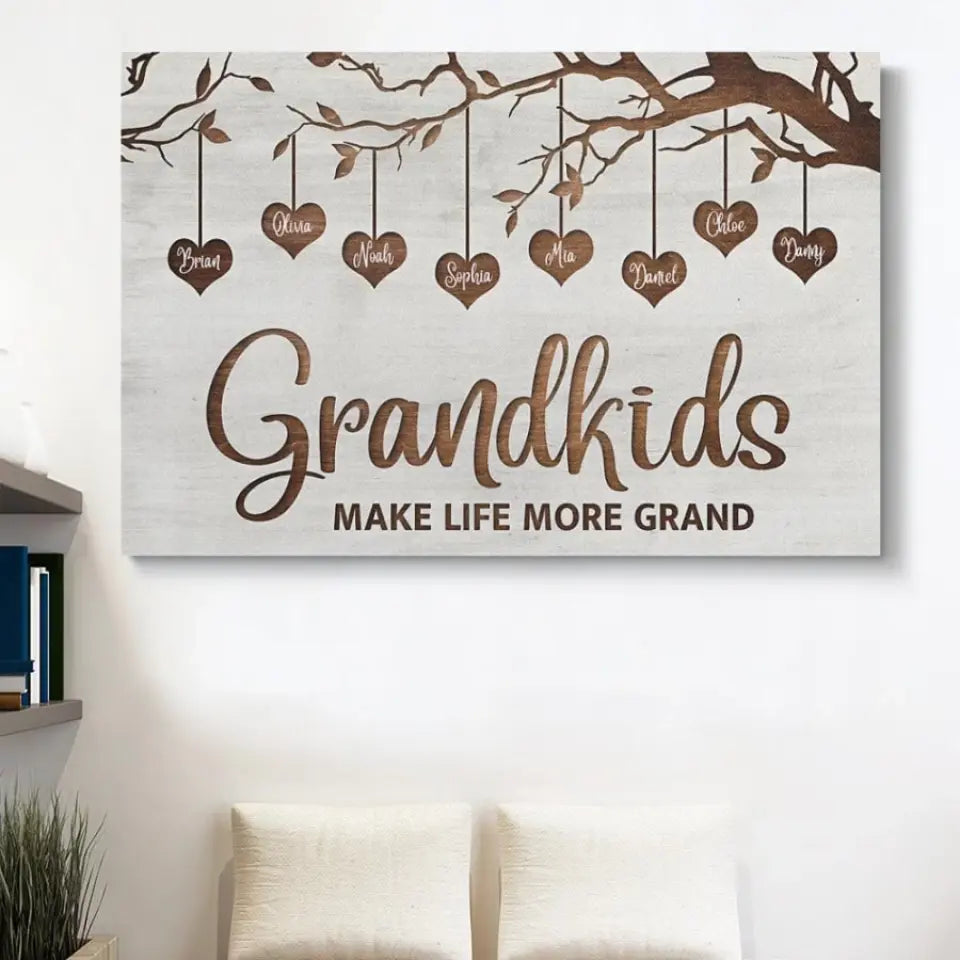 Personalized Canvas "Family Tree" – Soulmate Gift