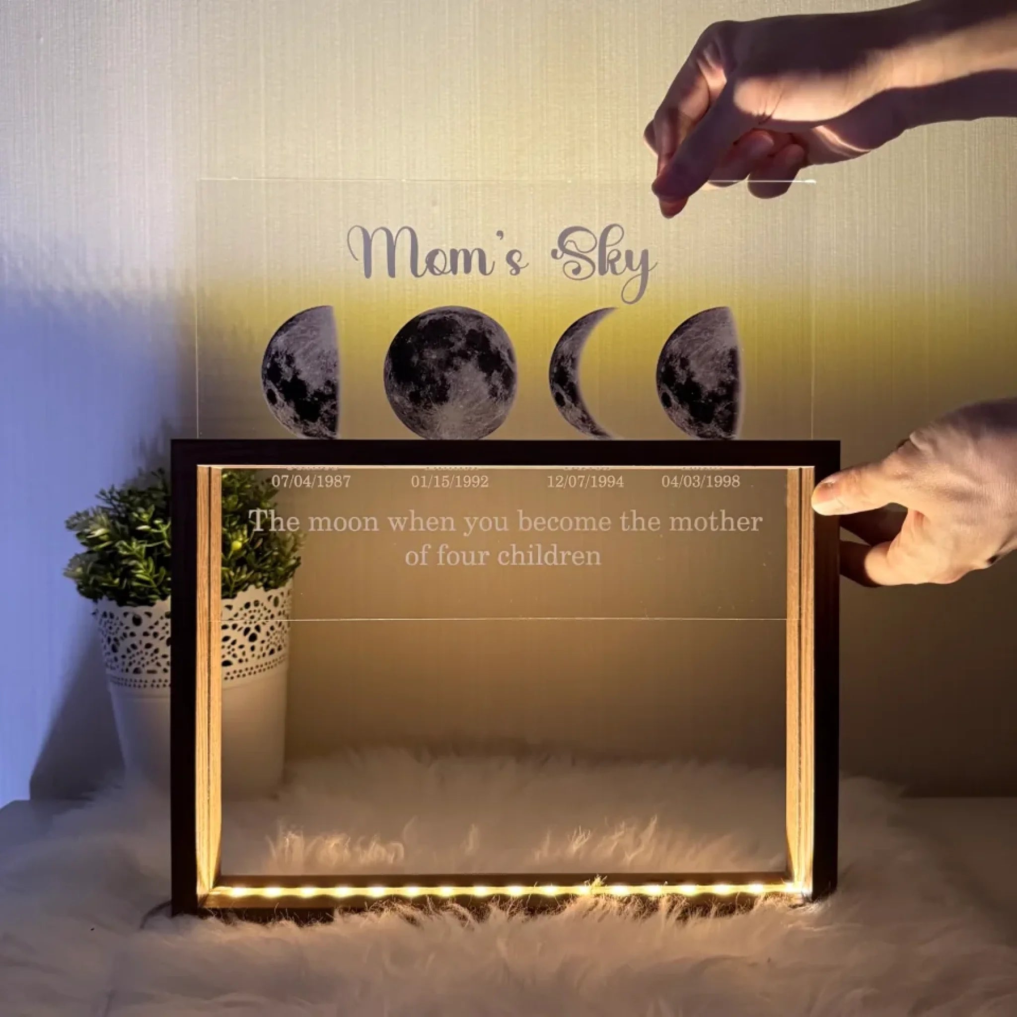 Mom's Sky Led Light Frame - Perfect Mother's Day Gift – Soulmate Gift